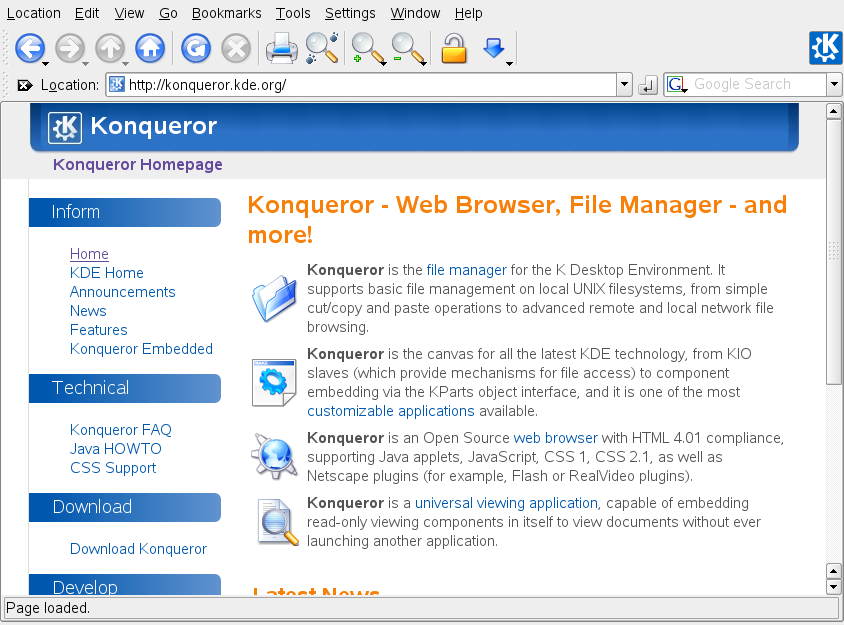 Konqueror Browser Logo
