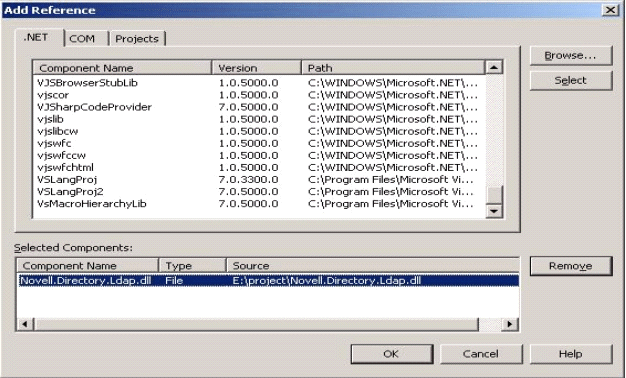 Novell Documentation: LDAP Libraries for C# - Using Novell.Directory.Ldap on Windows
