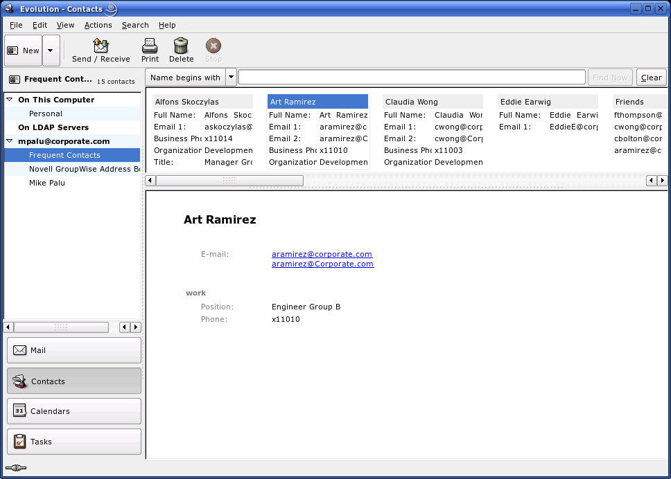 Novell Documentation: Evolution 2.6 - Using Evolution: An Overview
