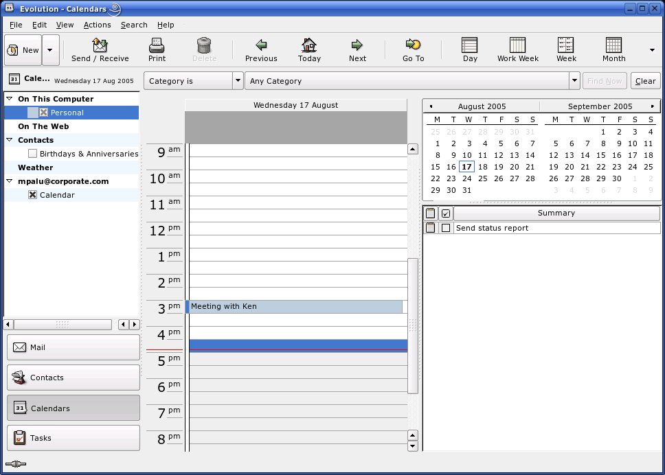 Novell Documentation: Evolution 2.6 - Using Evolution: An Overview