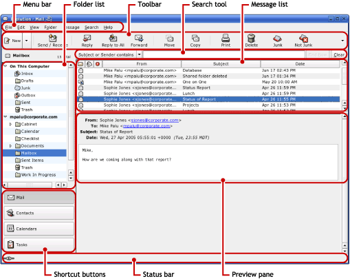 Novell Documentation: Evolution 2.6 - Using Evolution: An Overview