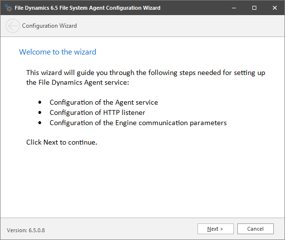 Installing and Configuring the File System Agents - Micro Focus File Dynamics 6.5 Installation Guide