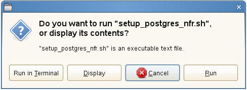 Installing the PostgreSQL Database on a Linux Server - Novell File Reporter 2.6 Installation Guide