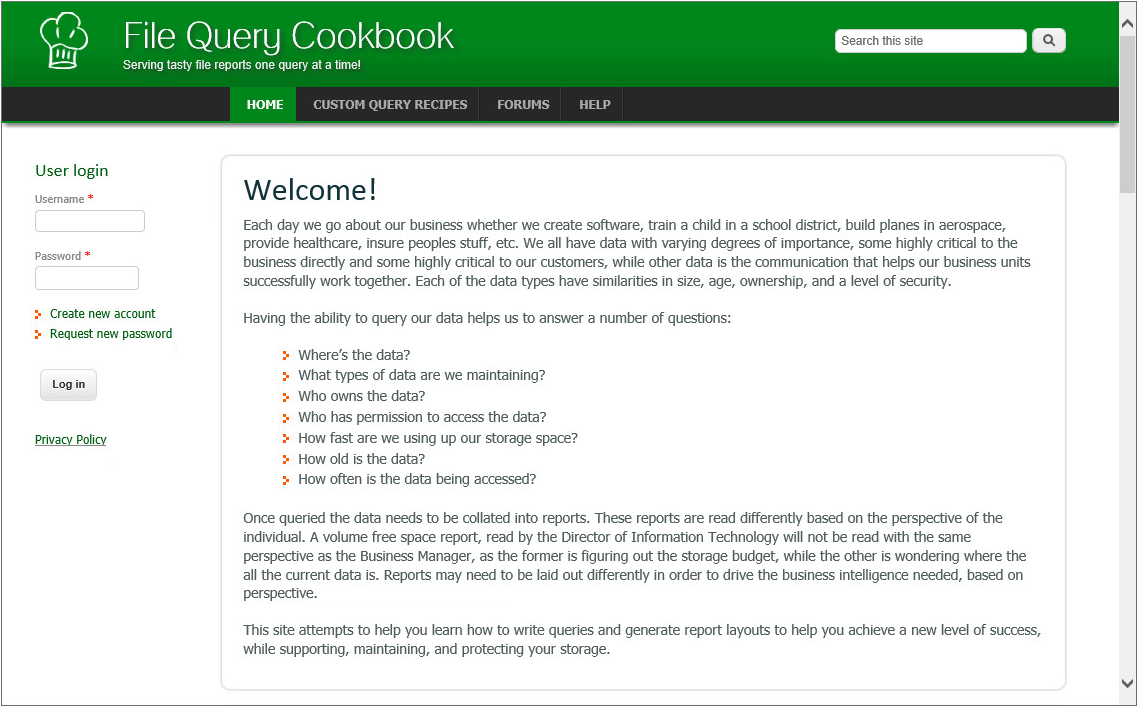 Using the Report Designer Interface - Micro Focus File Reporter 3.0 Administration Guide