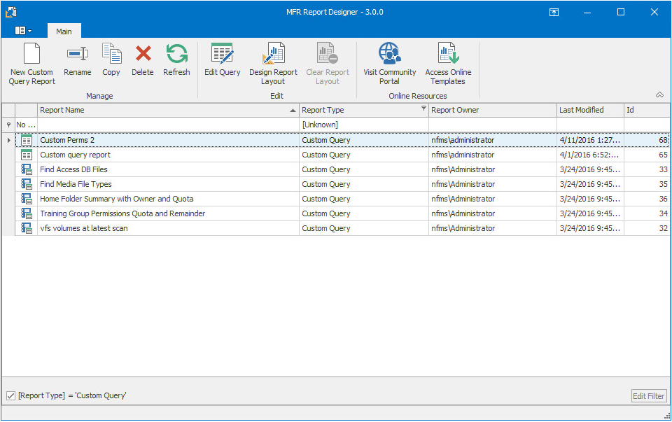 Designing a Custom Query Report - Micro Focus File Reporter 3.0 ...