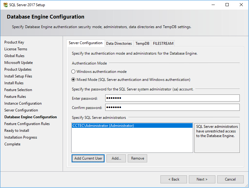 Install a New Instance of SQL Server - Micro Focus File Reporter 3.5 ...