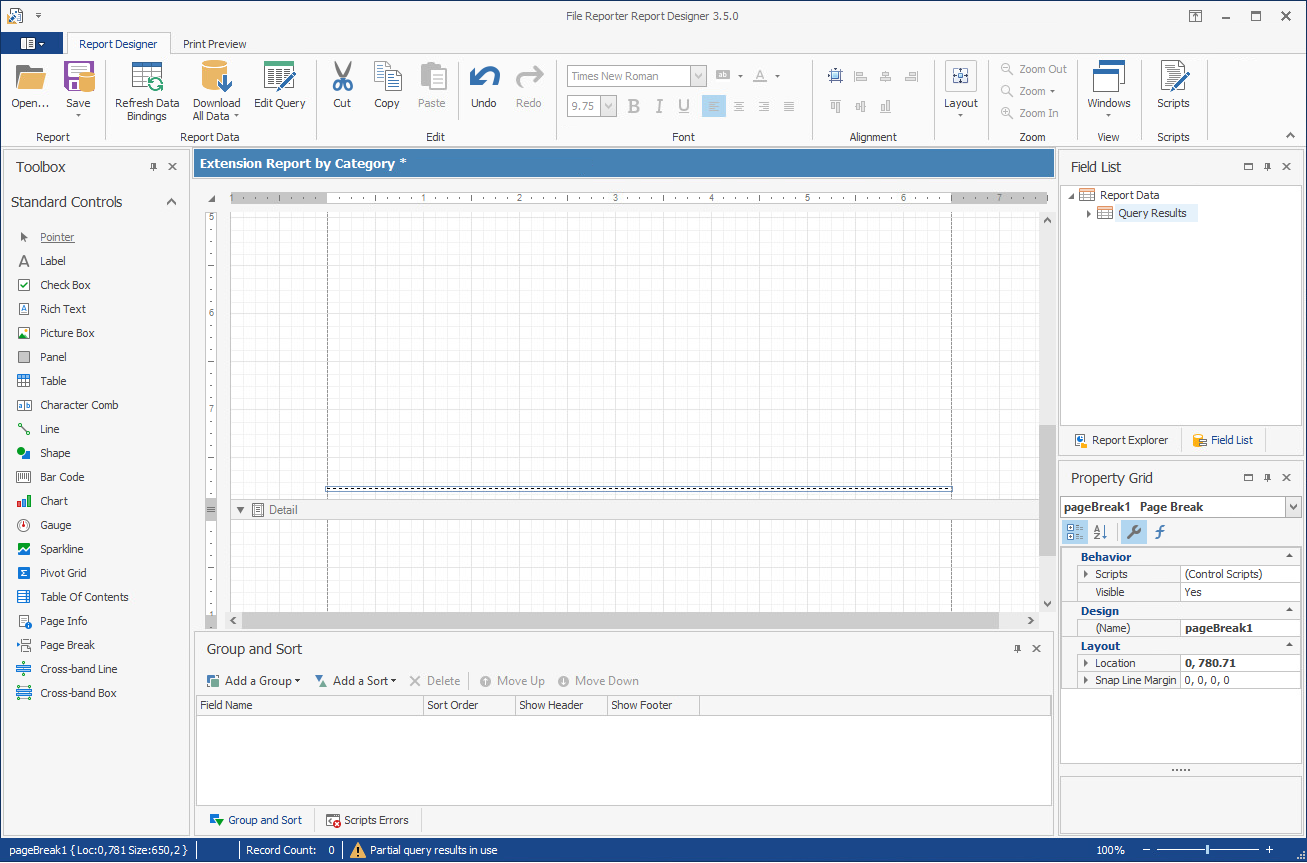 Designing a Custom Query Report - Micro Focus File Reporter 3.6 ...