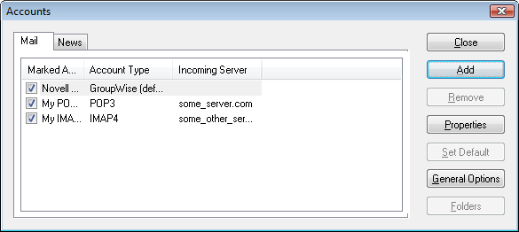 Novell Doc: GroupWise 2012 Windows Client User Guide - Configuring POP3 ... Novell Doc: GroupWise 2012 Windows Client User Guide - Configuring POP3 ...