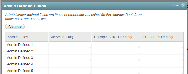 Admin-Defined Fields - GroupWise Administration Guide