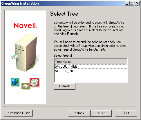 Novell Documentation: GroupWise 6.5 - Setting Up a Basic GroupWise System