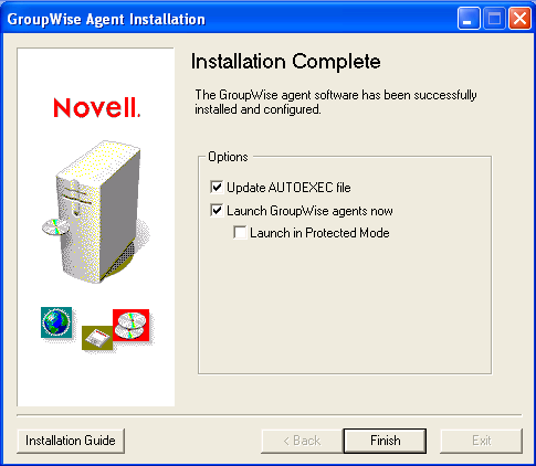 Novell Doc: GroupWise 7 Installation Guide - Setting Up the GroupWise Agents