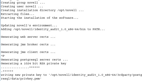 Novell Doc: Identity Audit Guide - Installing Novell Identity Audit