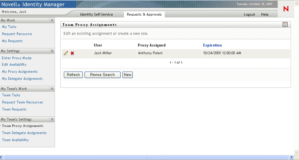 Novell Doc: Identity Manager User Application: User Guide - Viewing and ...
