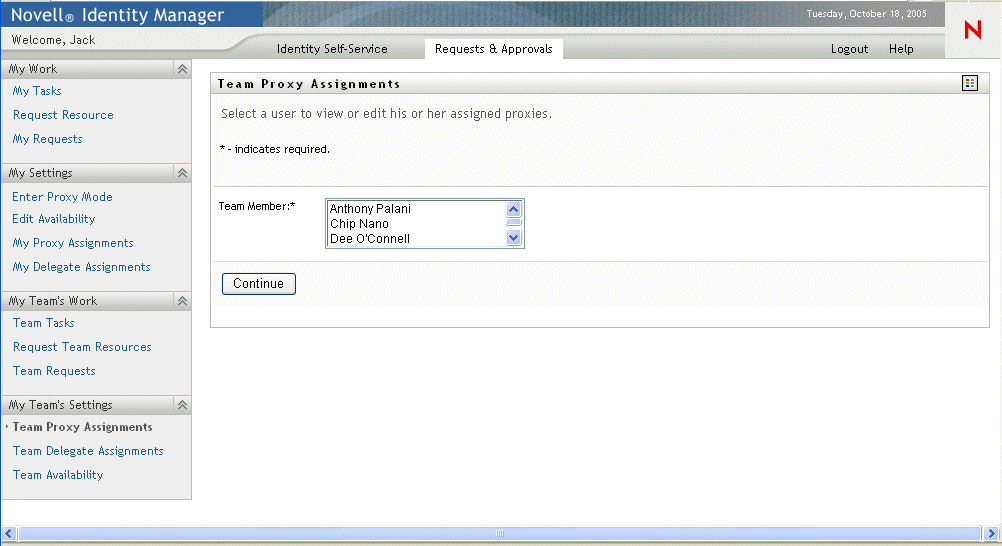 Novell Doc: Identity Manager User Application: User Guide - Viewing and ...