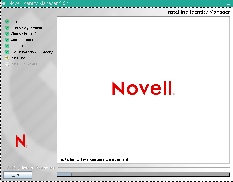 Novell Doc: Identity Manager 3.5.1 Installation Guide - Installing ...