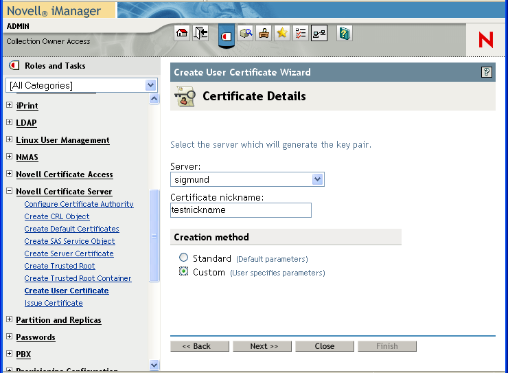 Novell Doc: Identity Manager Roles Based Provisioning Module 3.6 User ...