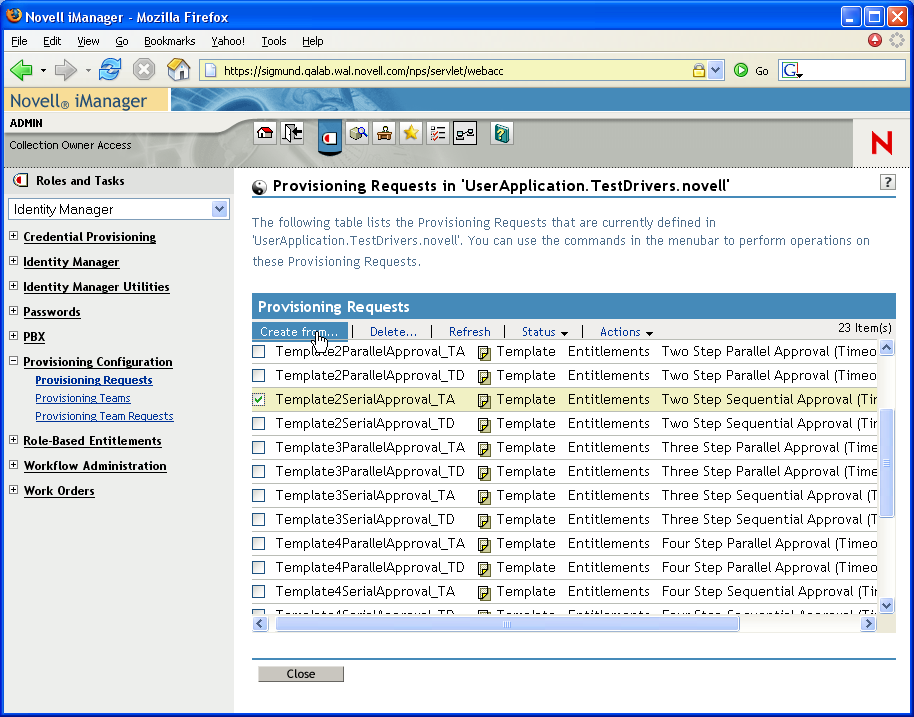 Novell Doc: Identity Manager Roles Based Provisioning Module 3.6.1 User ...