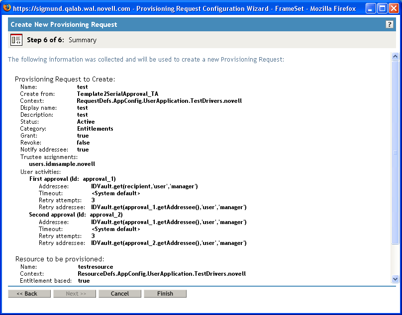Novell Doc: Identity Manager Roles Based Provisioning Module 3.6.1 User ...