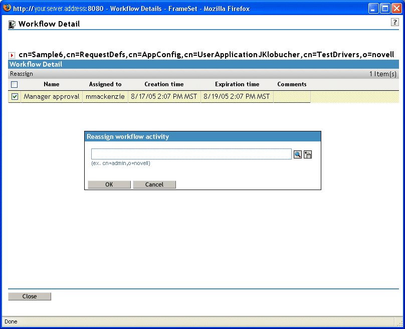 Novell Doc: Identity Manager Roles Based Provisioning Module 3.6.1 User ...
