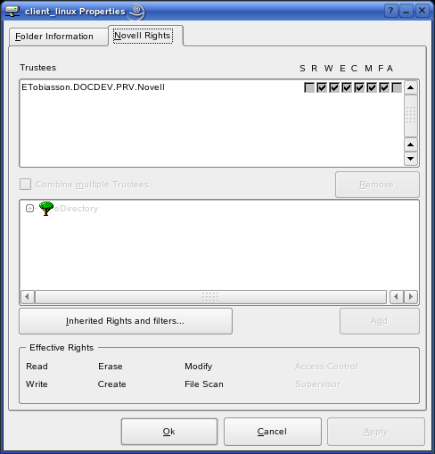 Novell Documentation: Novell Client for Linux - Checking File or Folder ...