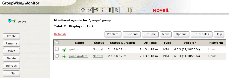 Novell Documentation: Novell Linux Small Business Suite 9 - Maintaining E-Mail and Instant Messaging