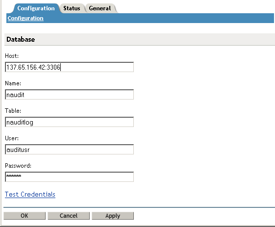 Novell Doc: Novell Access Manager 3.0 SP4 Setup Guide - Logging Events ...