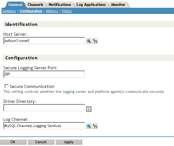 Novell Doc: Novell Access Manager 3.0 SP4 Setup Guide - Logging Events ...