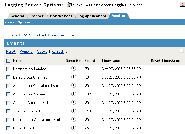 Novell Documentation: Novell Audit 2.0 - Configuring the Secure Logging ...