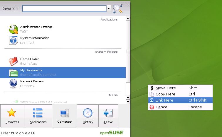 Novell Doc: KDE3 User Guide - Configuring Desktop Objects