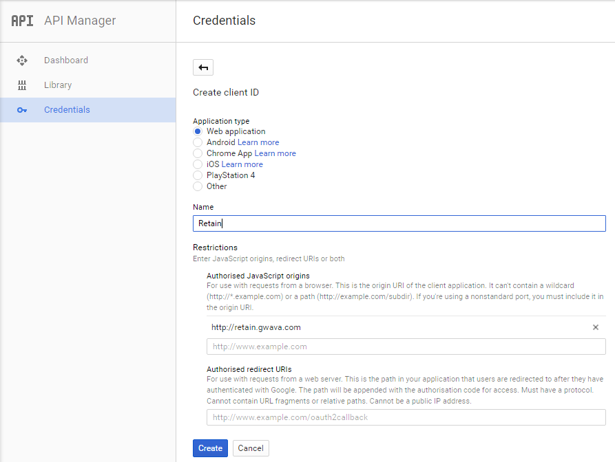 Google Apps Module - Retain Unified Archiving