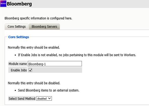 Bloomberg Module - Retain Unified Archiving
