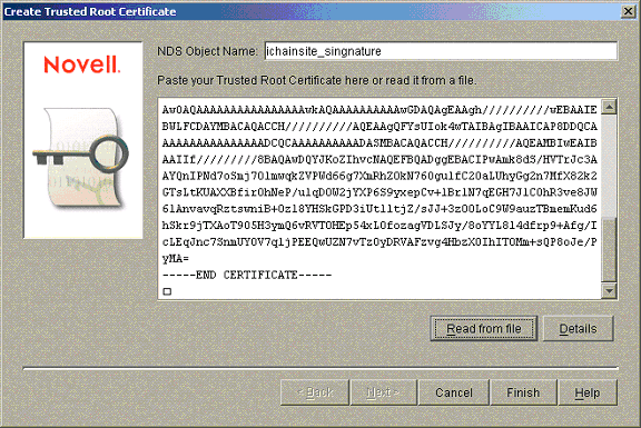 Novell Documentation Saml Extension For Novell Ichain Validating Digital Signatures