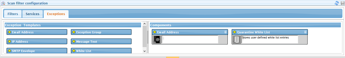 Exceptions - Micro Focus Secure Messaging Gateway Administrator's Guide