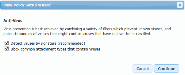 Policy Management - Micro Focus Secure Messaging Gateway Administrator's Guide