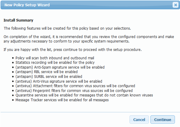 Policy Management - Micro Focus Secure Messaging Gateway Administrator's Guide