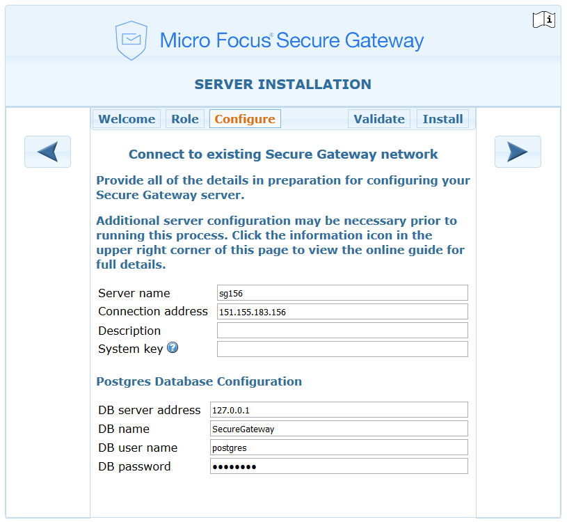 Installing Additional Servers into an Existing Network - Micro Focus Secure Messaging Gateway ...