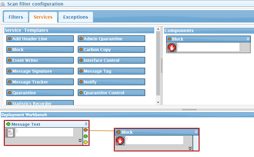 Creating a Block and Quarantine with Exceptions Policy - Micro Focus Secure Messaging Gateway ...