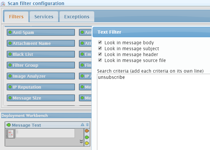 Creating a Block and Quarantine with Exceptions Policy - Micro Focus Secure Messaging Gateway ...
