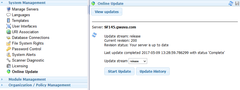 Online Updates - Micro Focus Secure Messaging Gateway Administrator's Guide