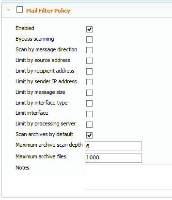 Policy Management - Micro Focus Secure Messaging Gateway Administrator's Guide