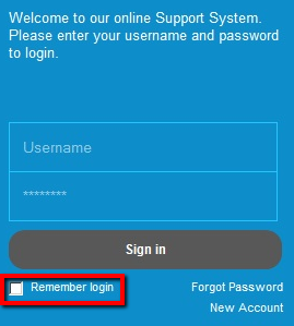 Remember Login