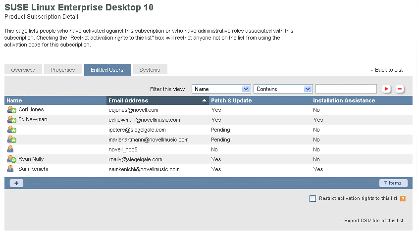 Documento de Novell. Centro de servicios al cliente de Novell: Gestión ...