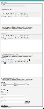 Job Post Form